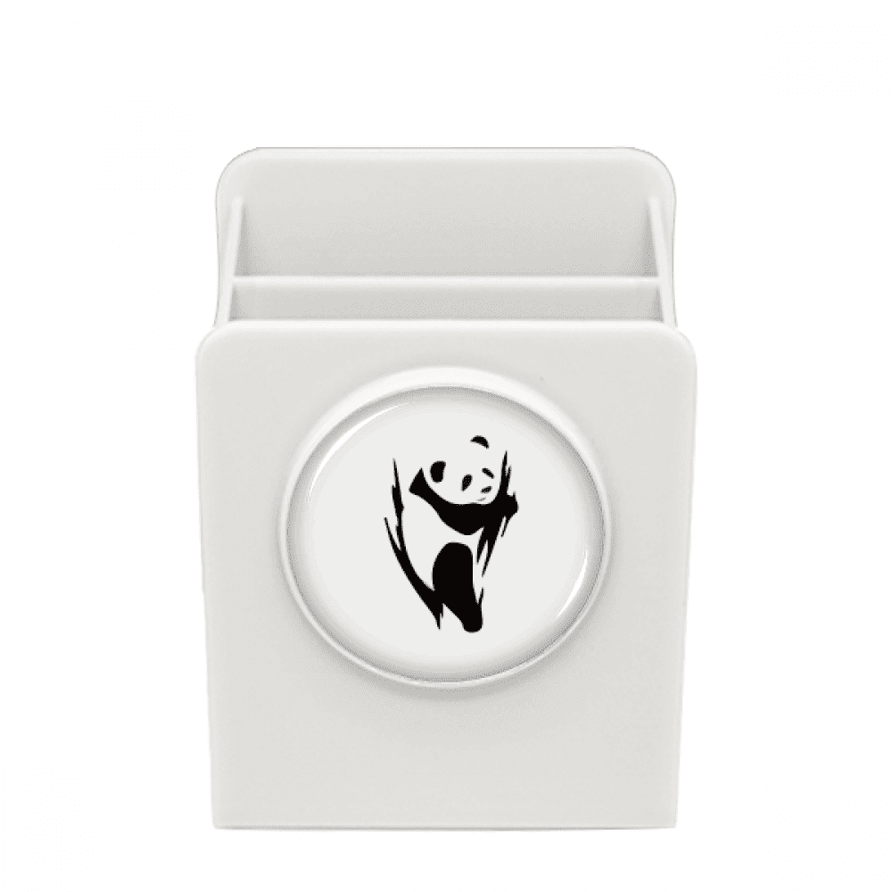 Simple Stick Figure Panda Lovely Desk Pencil Holder Cup Pen Organizer ...