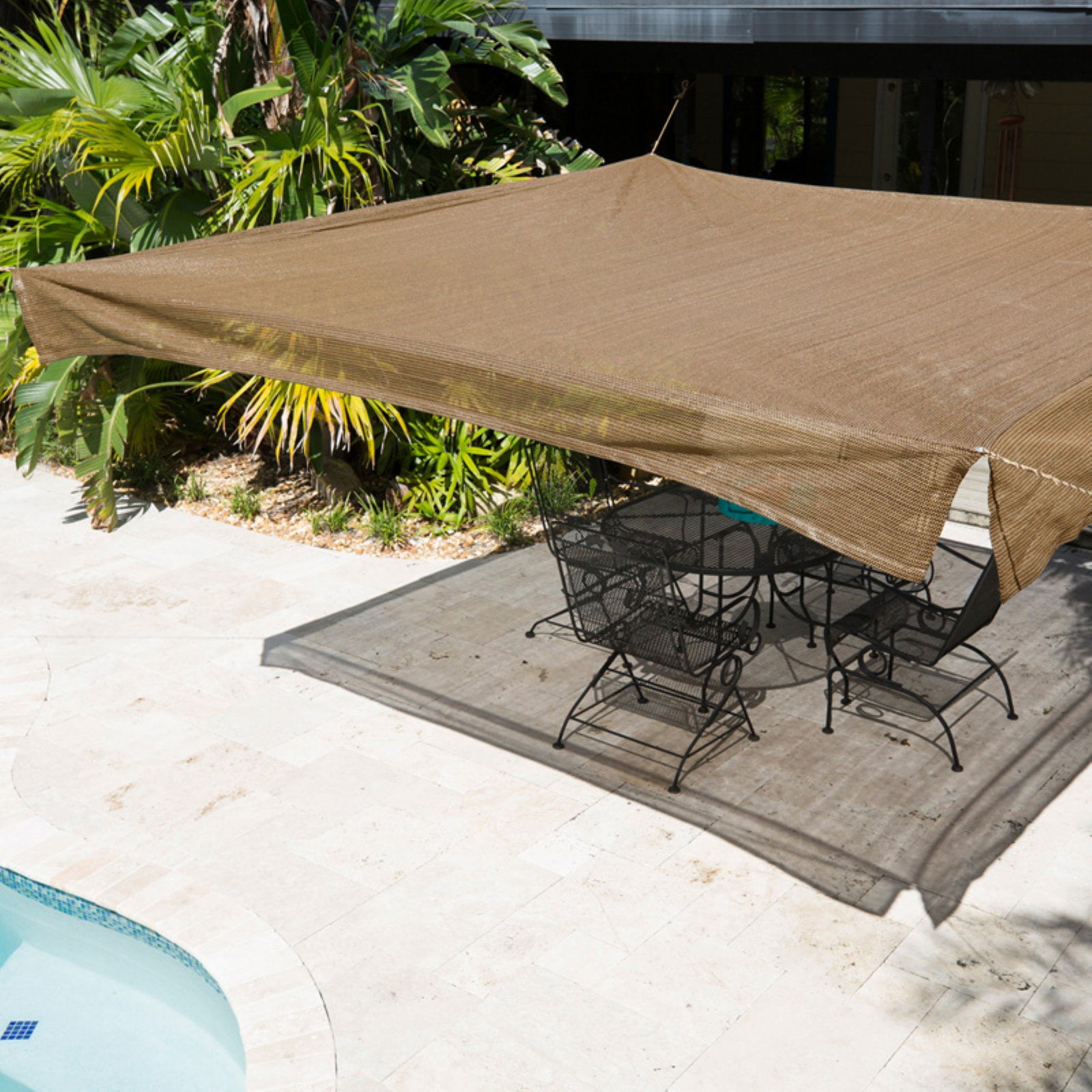 Sol Armor 10' x 10' Floating Gazebo Shade Sail - Walmart.com