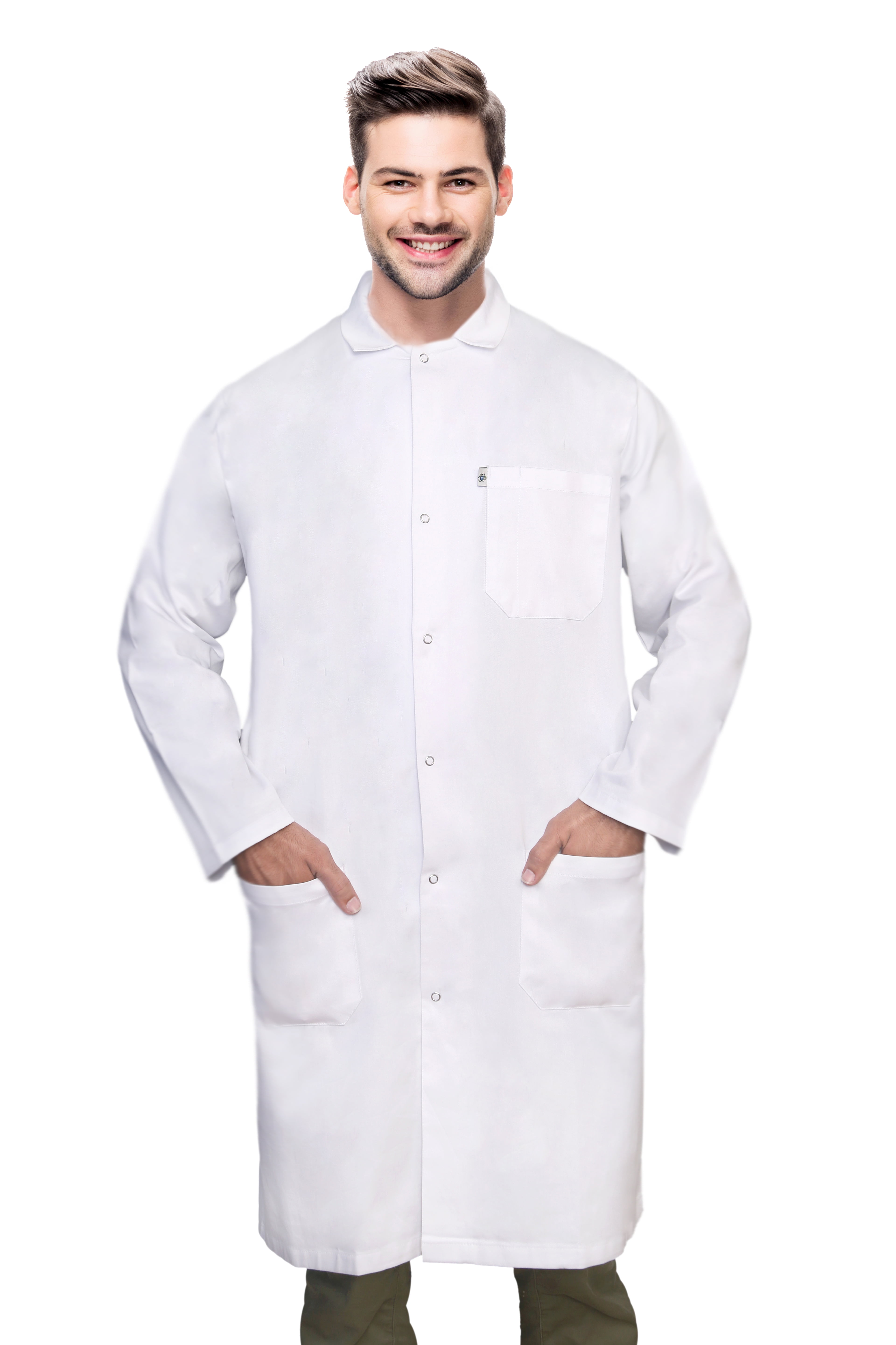 DR Uniforms 100% Cotton Snap ButtonLab Coats, DR2012S - Walmart.com
