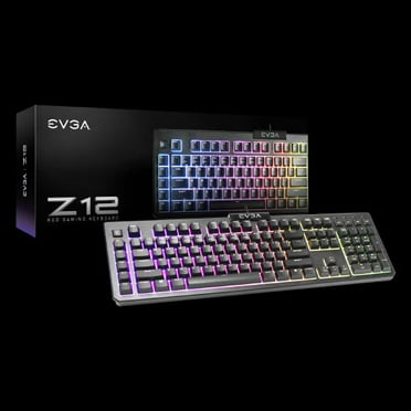 EVGA Z15 RGB Gaming Keyboard, Linear Switch, Hot Swappable Kailh Silver ...