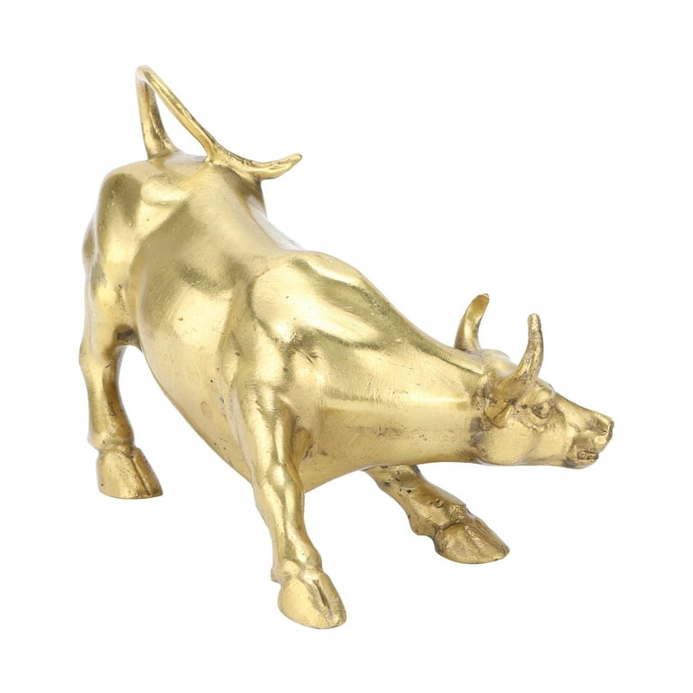 Wall Street Bull Desktop Statue