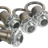 6 Pcs Closed Hook Hooks for Hanging Ceiling Pendant Light Lamp Loop ...