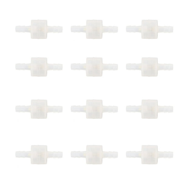 Water Stop Check Valve 12 Pcs Single Way Check Valve PE High ...
