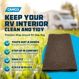 Camco 42967 Premium Wrap Around RV Step Rug / Premium Scrub Rug, PVC ...