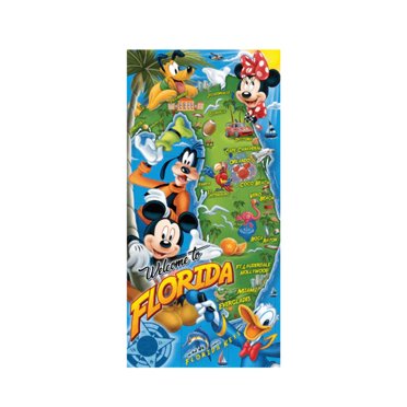 Disney Mickey Mouse Classic Beach Towel Red - Walmart.com