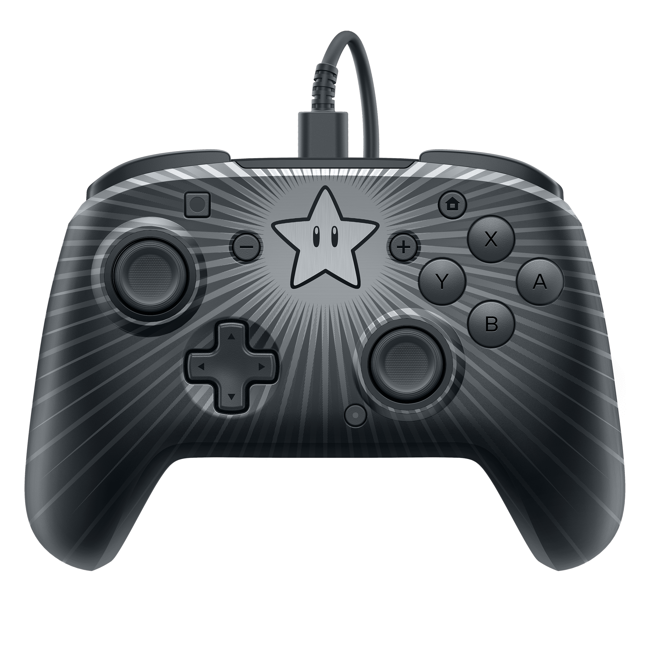 PDP Nintendo Switch Faceoff Super Mario Bros Star Wired Pro Controller ...