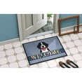 Carolines Treasures BB1423JMAT Bernese Mountain Dog Welcome Indoor ...