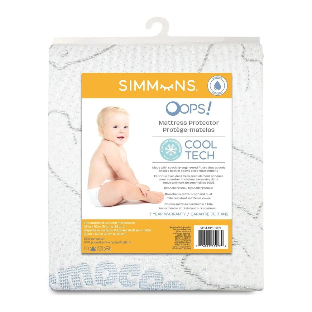 Click here for Simmons Oops! Cool Tech Mattress Protector Fits Mo... prices