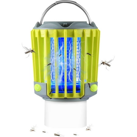 Bug Zapper Portable Camping Lantern with LED Flashlight 3-in-1 Ultra ...