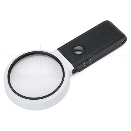 Jinsinto Magnifier With Light 25x Magnifier Standing And Handheld 8 Led ...