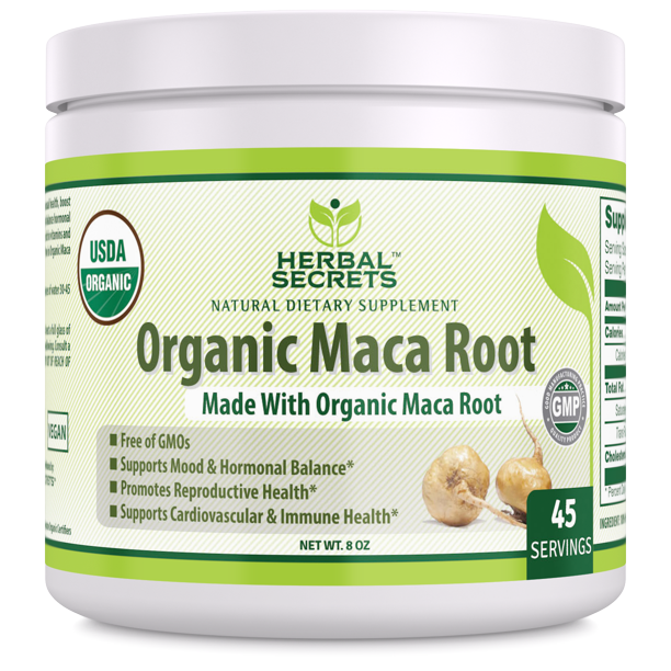 Herbal Secrets Organic Maca Root Powder - 8 Oz Capsules - Walmart.com
