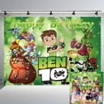 Ben 10 Backdrop Banner Party Supplies Poster Movie Theme Background for ...