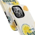 Christian Lemonade Tough Phone Case for iPhone, Glossy Shockproof Dual ...