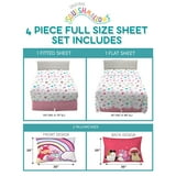 Squishmallows, Full Sheet Set, 4-Piece, Kids Bedroom Bedding - Walmart.com