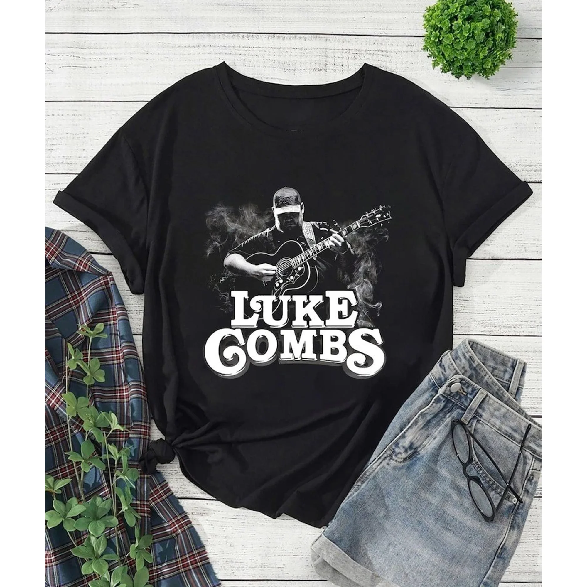 Click here for Pegacle Luke Combs 90s Vintage Tour 2026 Graphic T... prices
