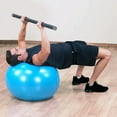 CAP 3-Piece 9 lb Weighted Workout Body Bar - Walmart.com