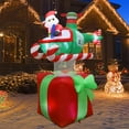 Christmas Inflatables Outdoor Decorations 6ft Inflatable Xmas Santa