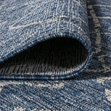 JONATHAN Y SANTA MONICA 3 x 5 Area Rug, Madaba Moroccan Trellis - Navy ...