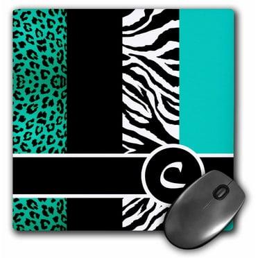 3dRose Heart Zebra Print, Mouse Pad, 8 by 8 inches - Walmart.com