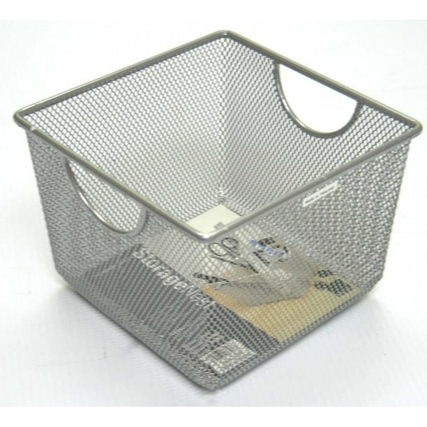 Design Ideas Small Mesh Storage Nest, Silver - Walmart.com