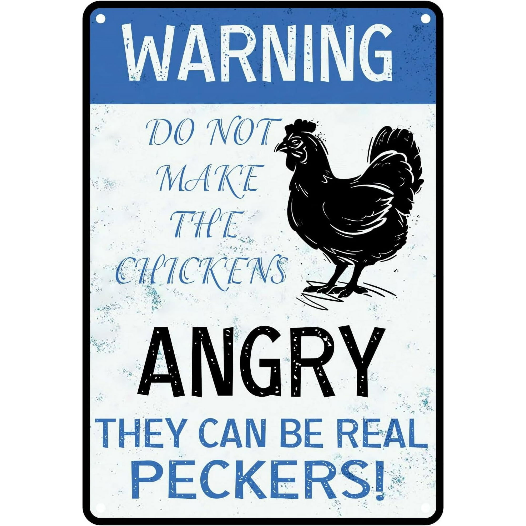 Click here for Hansgo Funny Metal Chicken Coop Signs  Warning Do... prices