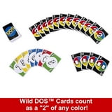 DOS Second Edition Card Game by UNO for Game Night with Two Discard ...