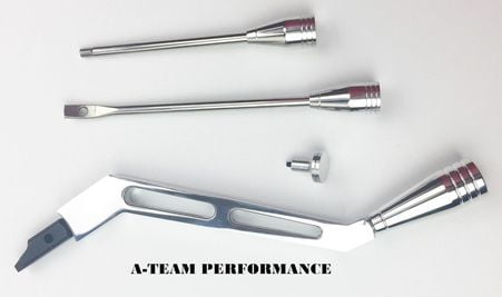 Polished Billet Aluminum Column Shifter Lever, Turn Signal Hazard Tilt ...