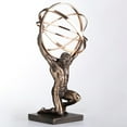 Greek Atlas God Kneeling & Standing Sculpture with Globe - Walmart.com