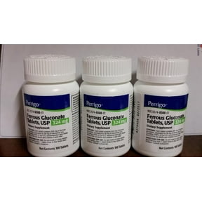 Fergon High Potency Iron Supplement Tablets, 27 mg, 100 ct, Slow Acting ...