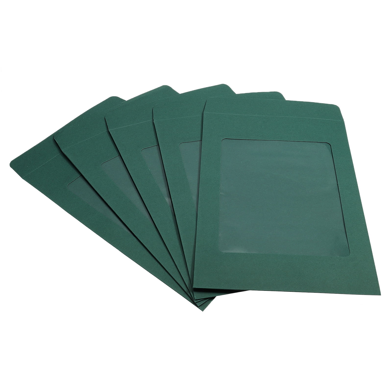 Uxcell A4 Clear Single Sided Mailing Photos Full Face Window Envelopes ...