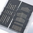 55 Pieces Stainless Steel Big Eye Hand Sewing Needles Set with ...