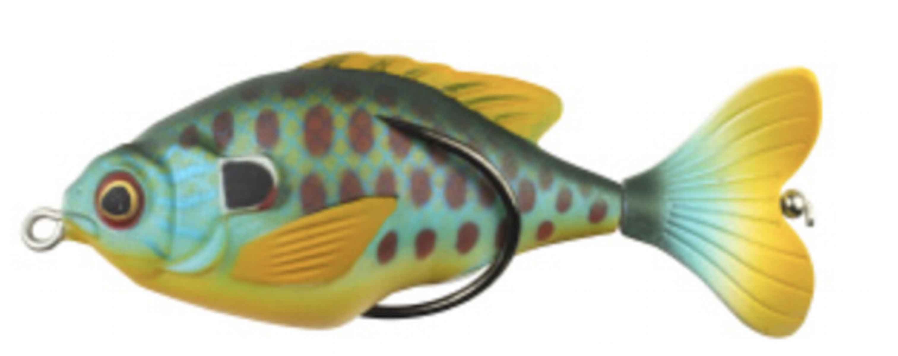 Lunkerhunt Prop Fish - Topwater Lure - Pumpkin Seed,3.5in,1/2oz,Soft ...