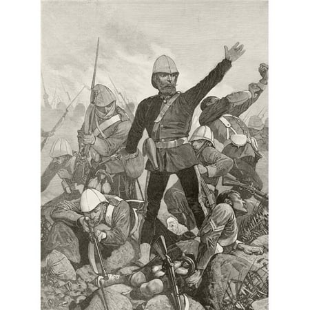 Posterazzi Sir George Pomeroy Colley, 1835 to 1881, British General, At ...