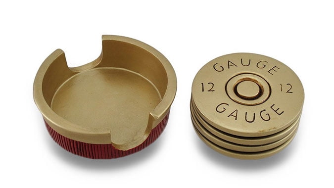 12 Gauge Shotgun Shell Coaster Set - Walmart.com