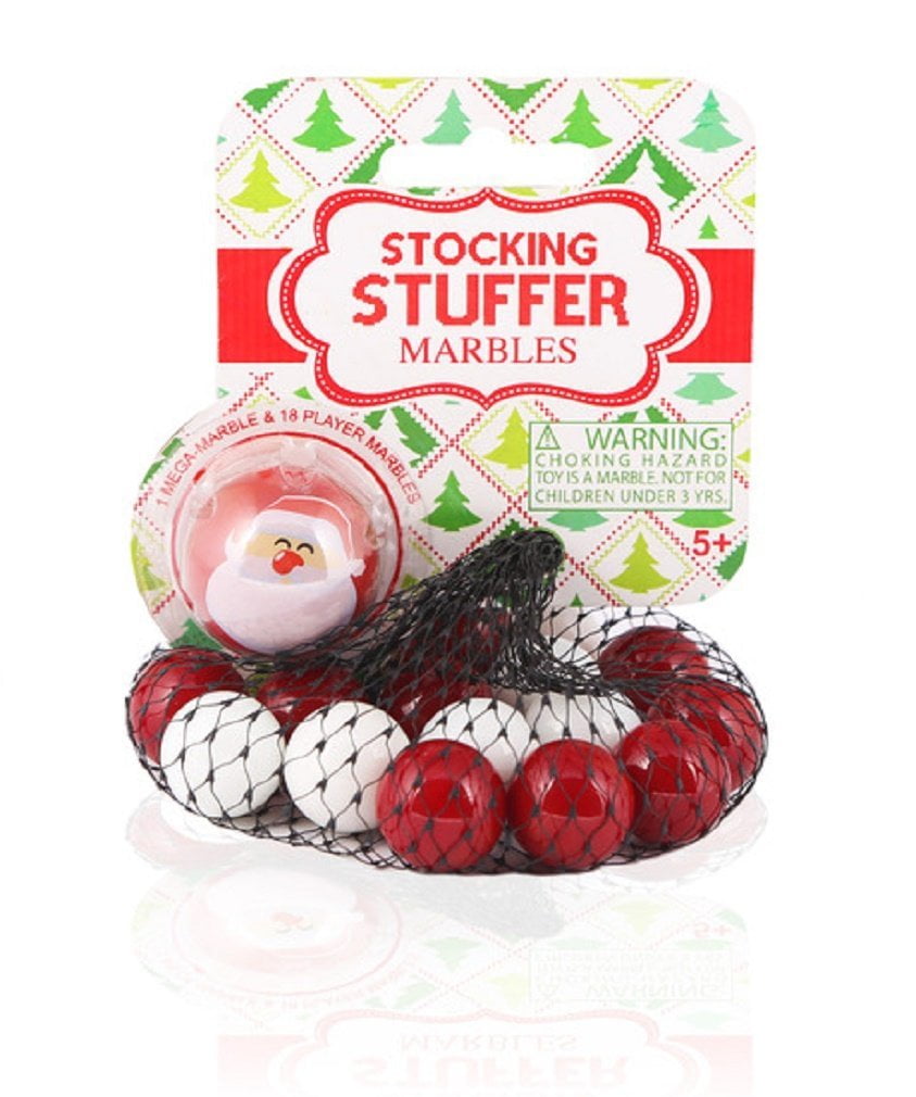 Mega Fun Mega Marbles Stocking Stuffer Santa Marbles - Walmart.com