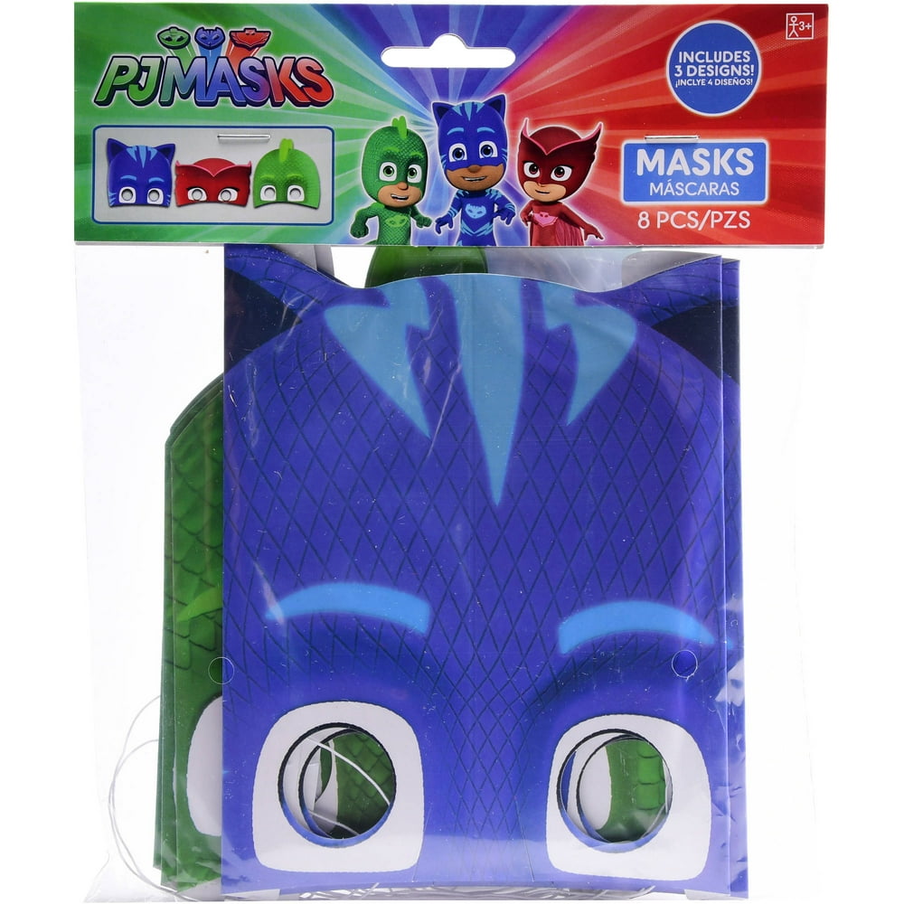 PJ Masks Paper Masks (8 Count) - Walmart.com - Walmart.com