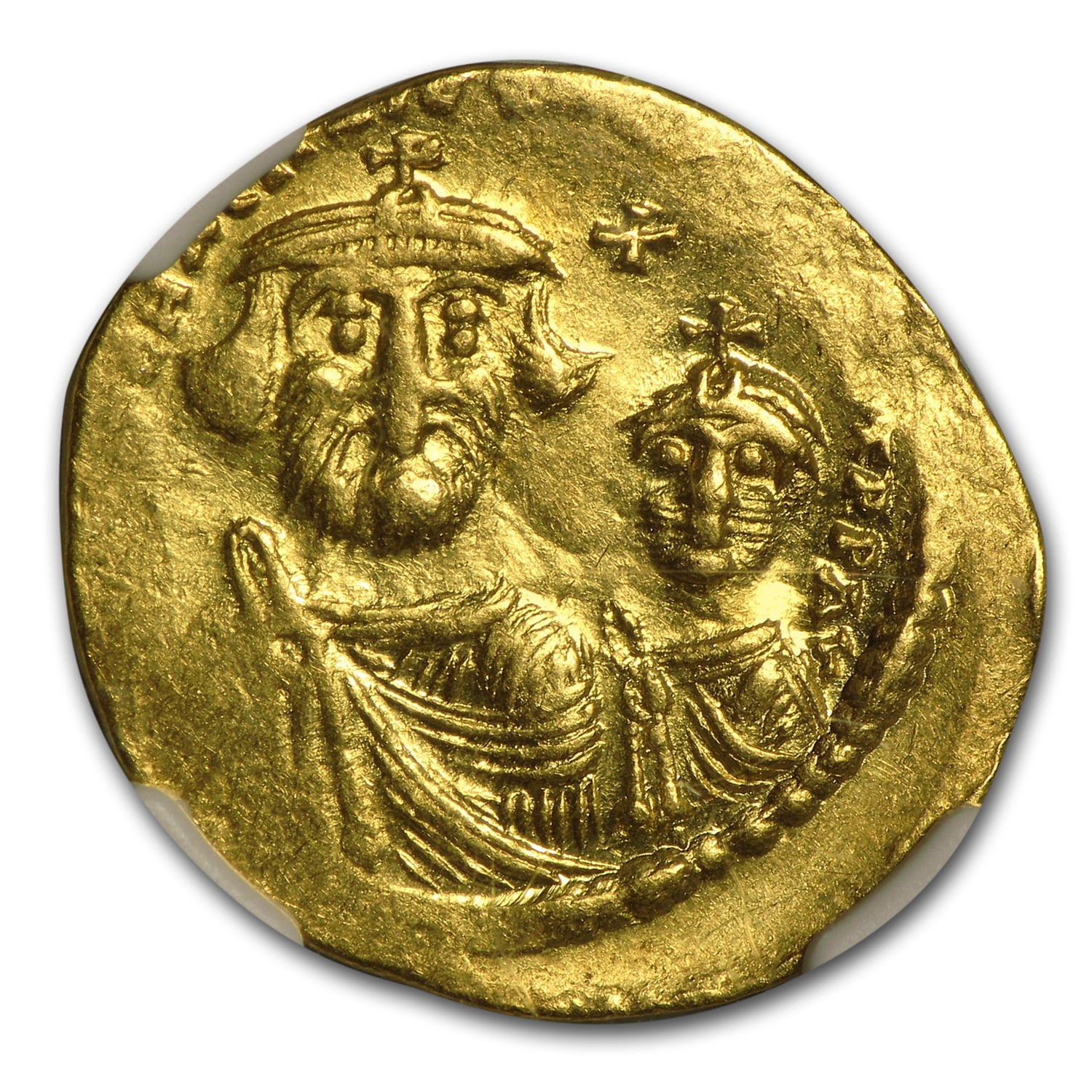 Byzantine Gold Solidus Emperor Heraclius (613-641 AD) AU NGC - Walmart.com