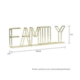 Metal Cutout Free-Standing Table Top Sign-3D FAMILY Word Art Accent ...