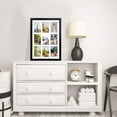 2 Set 4x6 Multiple Openings Collage Picture Frames, Versatile Black ...