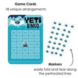 Big Dot of Happiness Yeti to Party - Bingo Cards and Markers ...