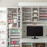 DreamBox Craft Storage Cabinet with Table - Deluxe Crafting Cabinet ...