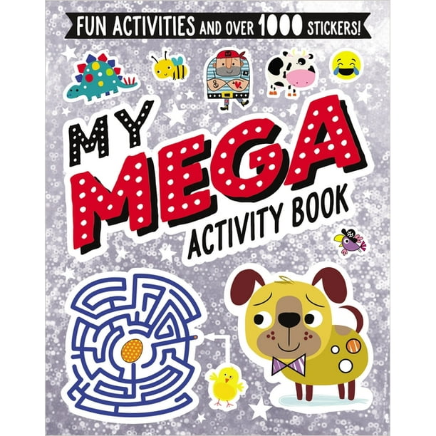 My Mega Sticker Book: My Mega Activity Book (Paperback) - Walmart.com