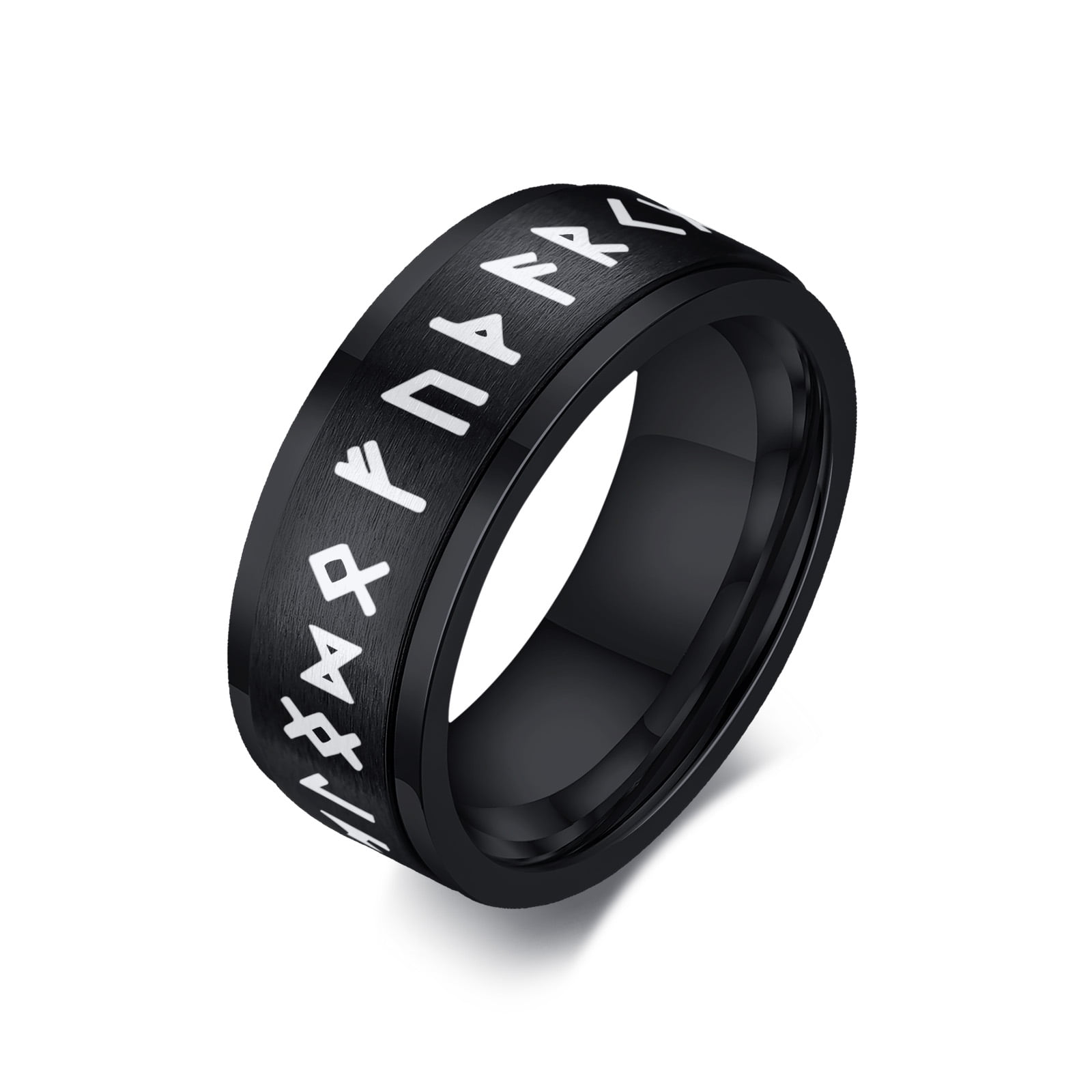 Vnox Men's Anxiety Ring, Stainless Steel Viking Fidget Rings - Walmart.com
