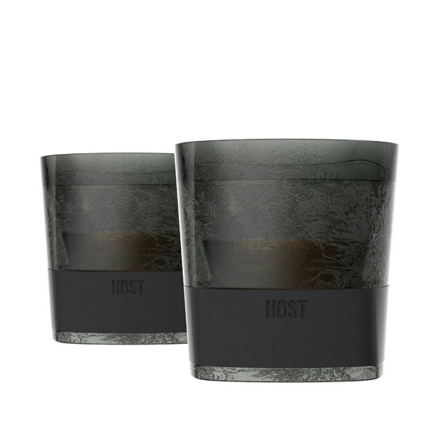 Host Freeze Plastic Double-Wall Cooling Cups for Whiskey & Bourbon ...