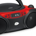 GPX Portable CD Player Boombox with AM/FM Radio, LED Display, BC232R ...