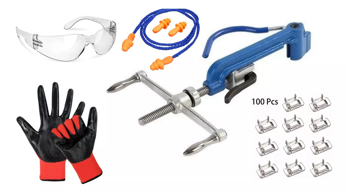 Flejadora Manual Tipo Band-it Para Fleje De Acero Inoxidable | Bodega ...