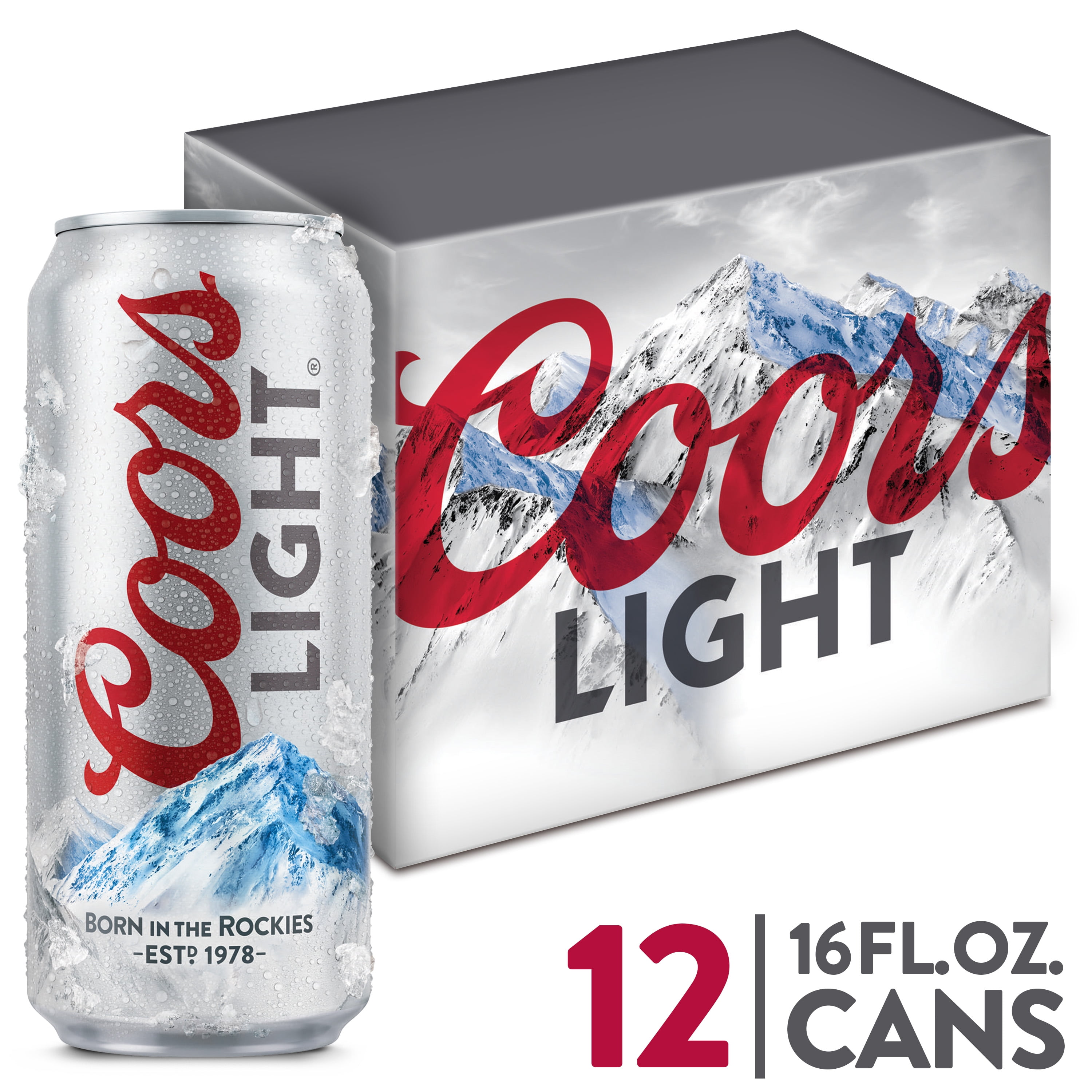 Coors Light Beer Light Lager Beer 12 Pack Beer 16 FL OZ Cans 4 2 Coors Light Beer Light Lager Beer 12 Pack Beer 16 FL OZ Cans 4 2