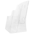 Arborister Clear Acrylic Brochure Holder A5 2 Tier Display Stand for ...