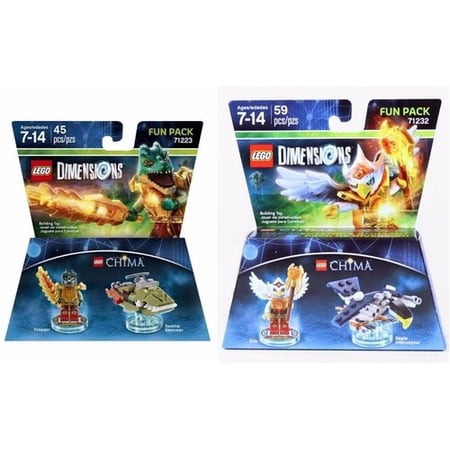 LEGO Dimensions Gaming Figures Chima Character (Cragger /Swamp Skimmer ...