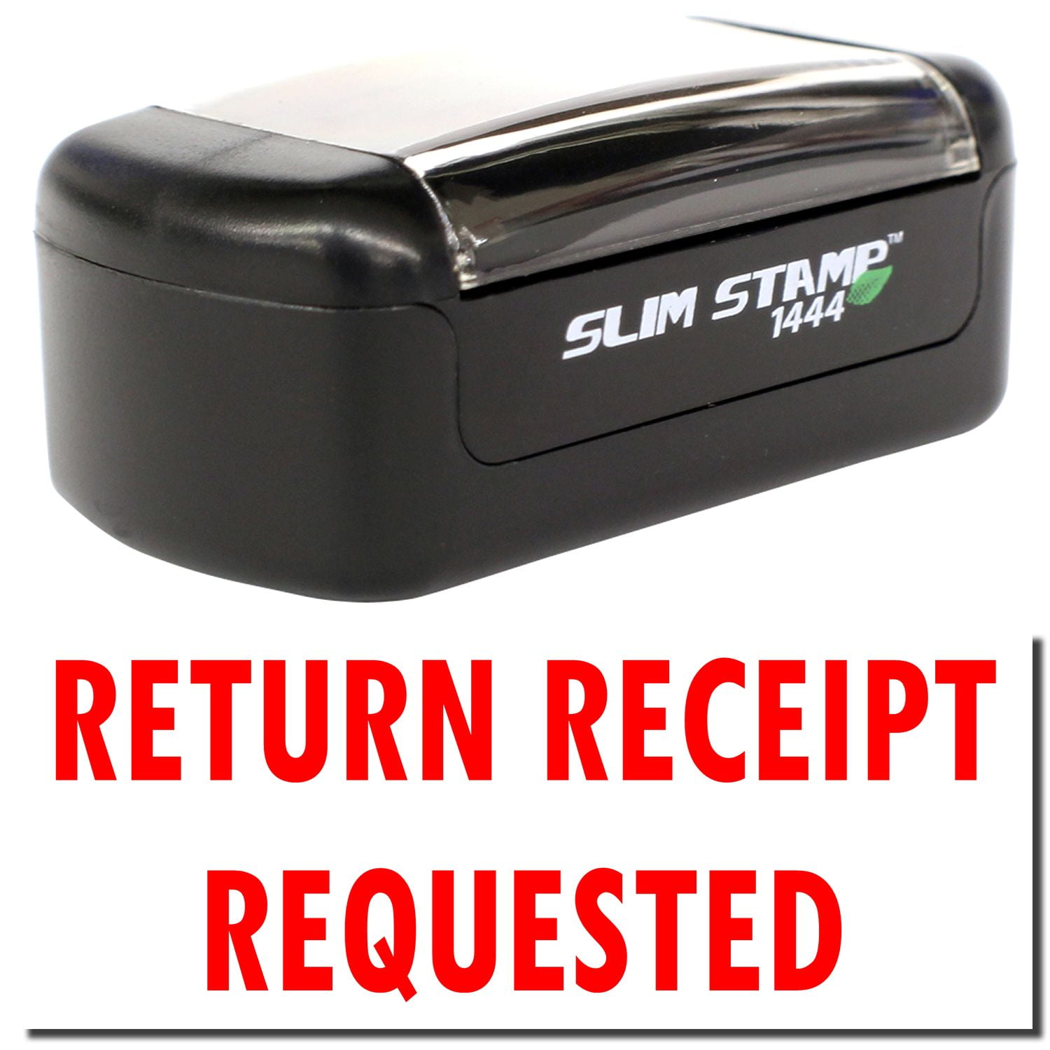 Slim Pre-Inked Return Receipt Requested Stamp, Slim 1444, Ultra Slim ...